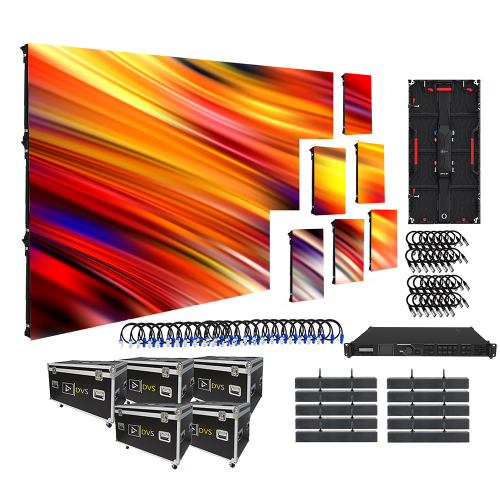 10x7-FT 3.9mm Wall Mount LED Video Wall Package - DVS LED