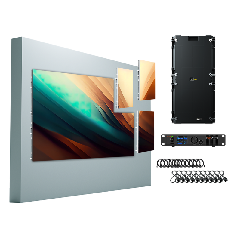 12x7-FT 3.9mm Wall Mount LED Video Wall Package - DVS LED