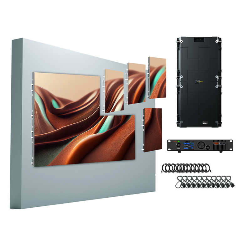 13x7-FT 3.9mm Wall Mount LED Video Wall Package - DVS LED