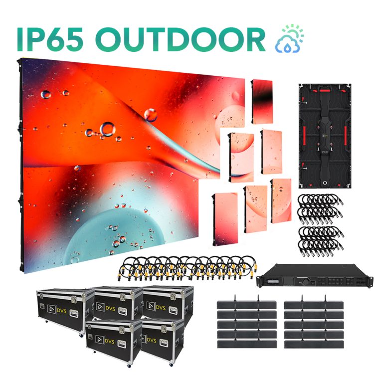 10x7-FT 2.6mm Wall Mount LED Video Wall Package - DVS LED