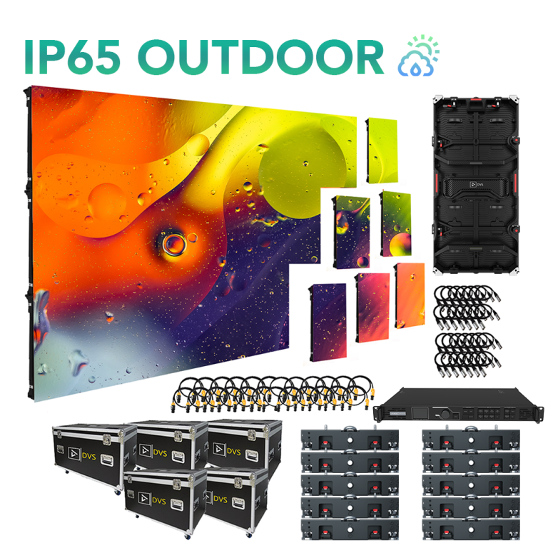 16x10-Ft 3.9mm Outdoor LED Video Wall Package - DVS LED